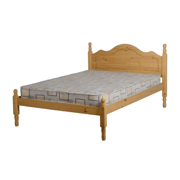 Sol 4’6″/ 4’00” Bed in Antique Pine – Cash and Carry Beds